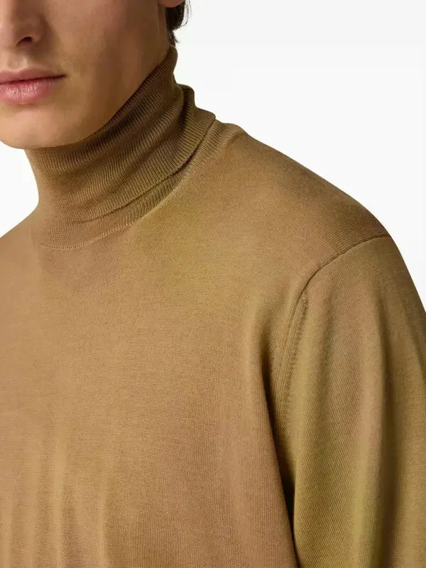 LARDINI Wool Turtleneck Sweater