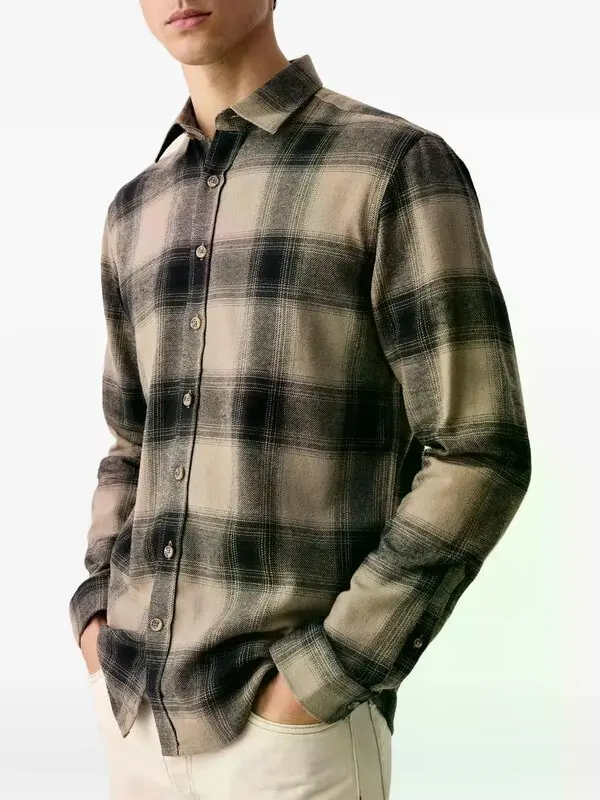 LINDBERGH Check-pattern Long-sleeve Shirt