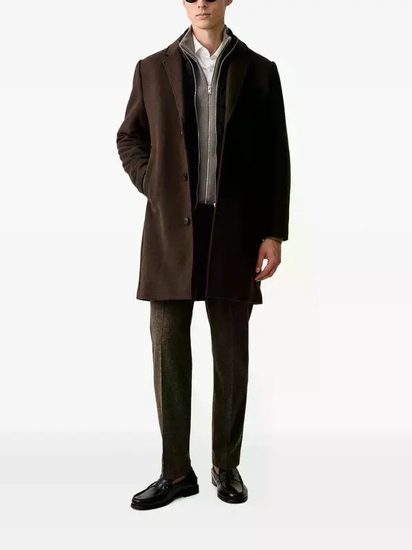 LINDBERGH Ribbed-knit Zip-up Cardigan