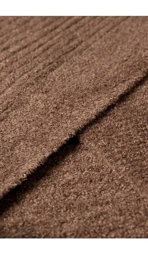 Barefoot Dreams Cozychic Lite Ribbed Throw - Brown