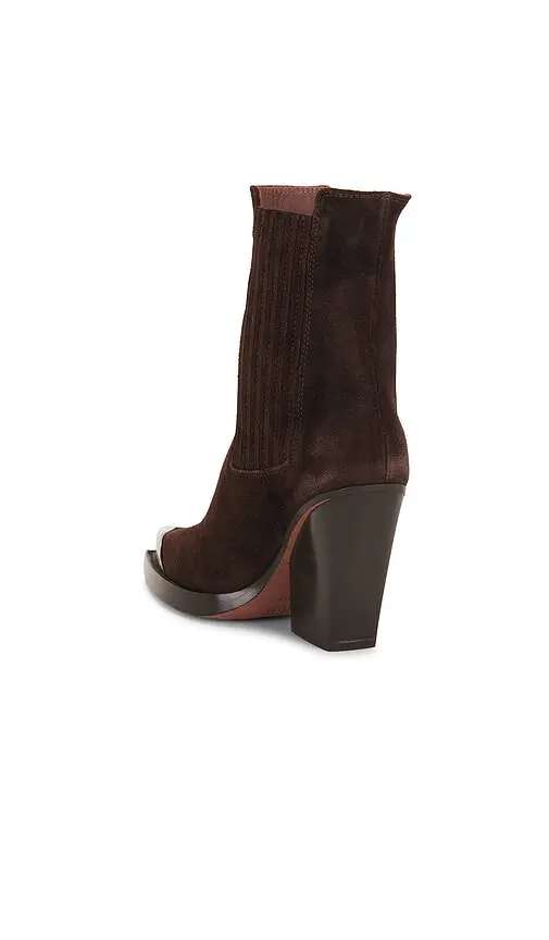 Paris Texas Dallas Embellished Toe Ankle Boot In . Also