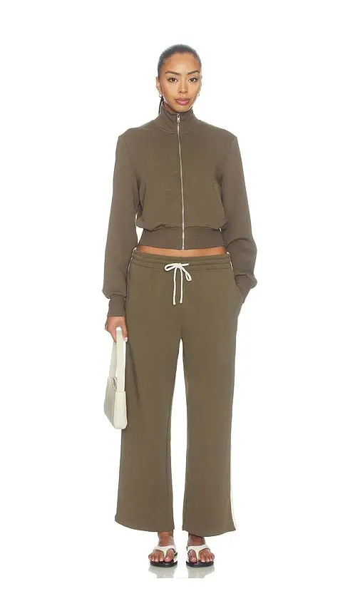 PERFECTWHITETEE Milana Travel Track Jacket In . Also
