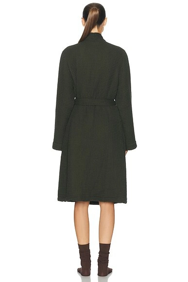 PARACHUTE Waffle Robe - Evergreen