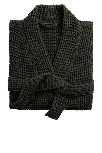 PARACHUTE Waffle Robe - Evergreen