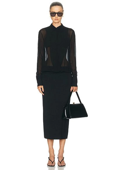 Eterne Vivi Viscose Georgette Blouse
