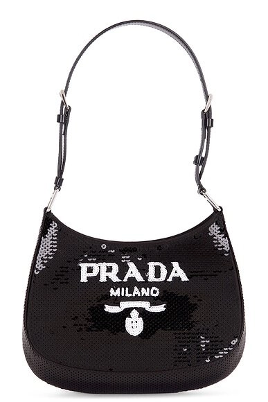 Prada Sequin Paillettes Cleo Shoulder Bag