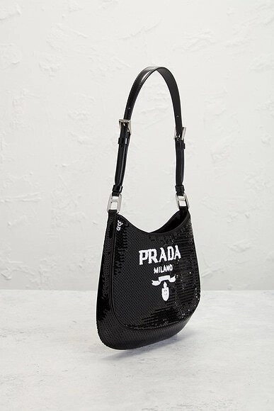 Prada Sequin Paillettes Cleo Shoulder Bag