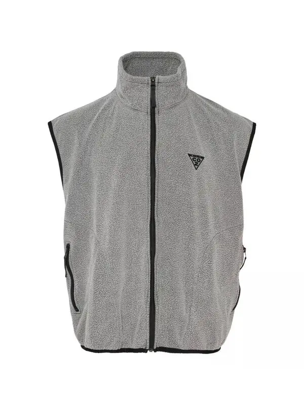 DOUBLET Air Yarn Fleece Vest - Grey