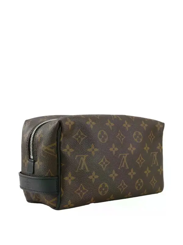 LOUIS VUITTON 2013 Monogram Macassar Toiletry Kit Clutch Bag