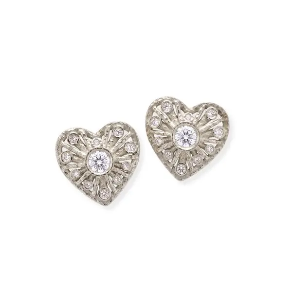 MARTINA ROZENBERG SMIRA JEWELRY Corazón Earrings - Silver