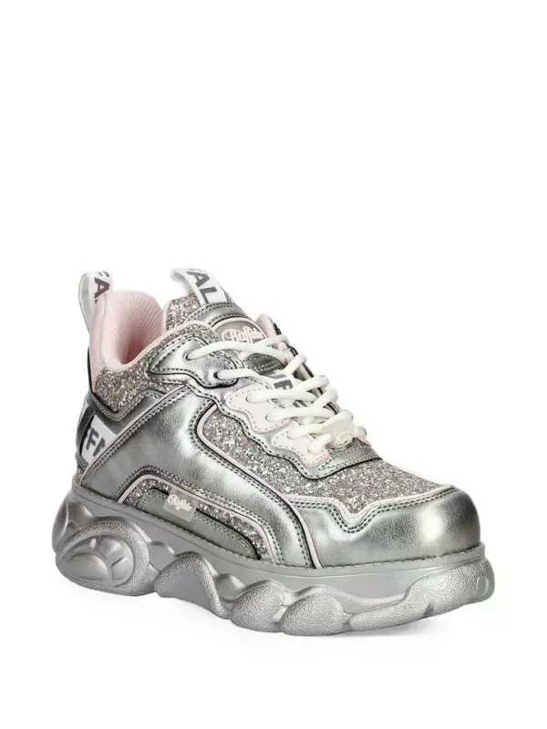 BUFFALO Cld Chai Glitter-effect Metallic Sneakers