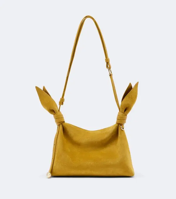 Loewe Scarf Mini Suede Shoulder Bag