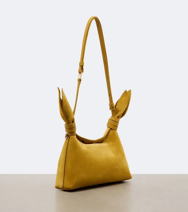 Loewe Scarf Mini Suede Shoulder Bag