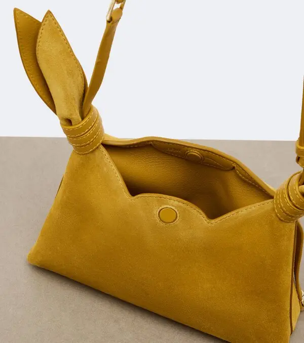 Loewe Scarf Mini Suede Shoulder Bag