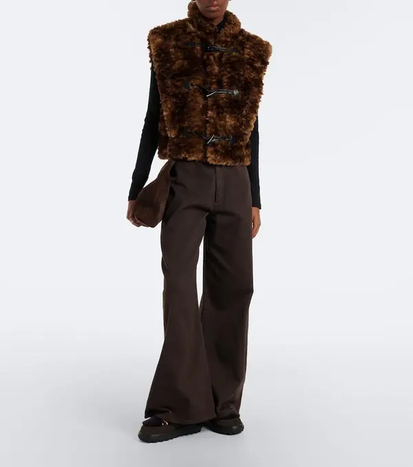 Bogner Chamonix Shearling And Suede Snow Boots