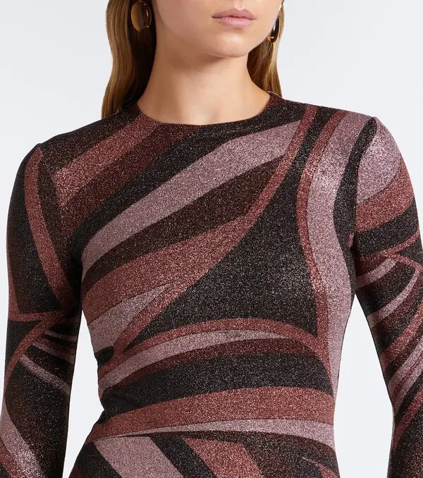Emilio Pucci Iride Lurex® Jersey Midi Dress
