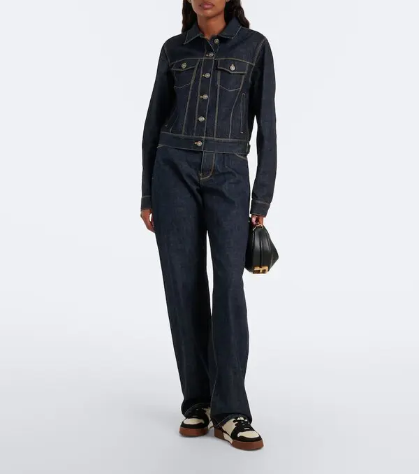 Fendi Match Leather Sneakers