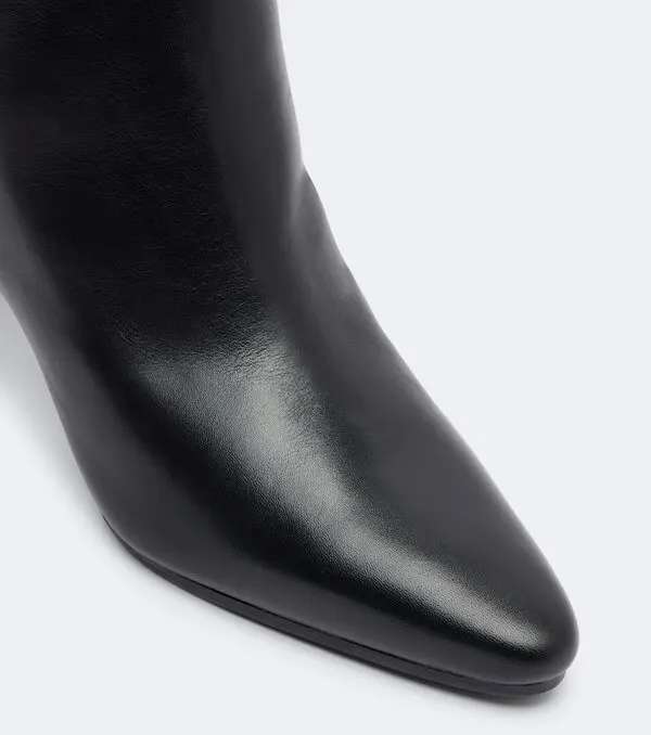 Veronica Beard Agnes Leather Ankle Boots