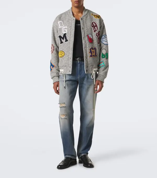 Dolce & Gabbana Distressed Straight Jeans
