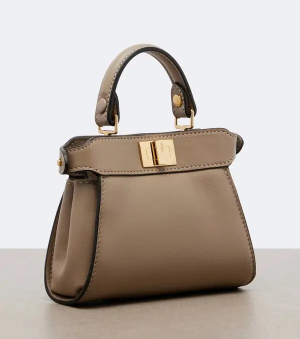 Fendi Peekaboo® Nano Leather Top-handle Bag