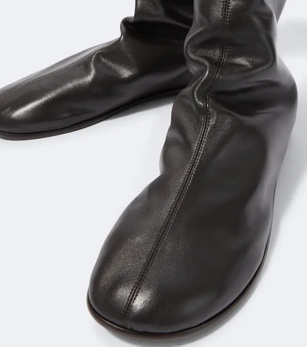 LEMAIRE Leather Ankle Boots