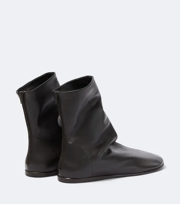 LEMAIRE Leather Ankle Boots