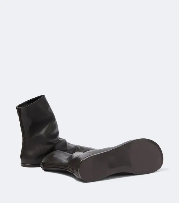 LEMAIRE Leather Ankle Boots