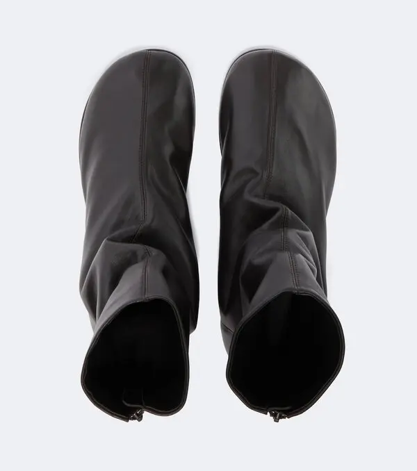 LEMAIRE Leather Ankle Boots