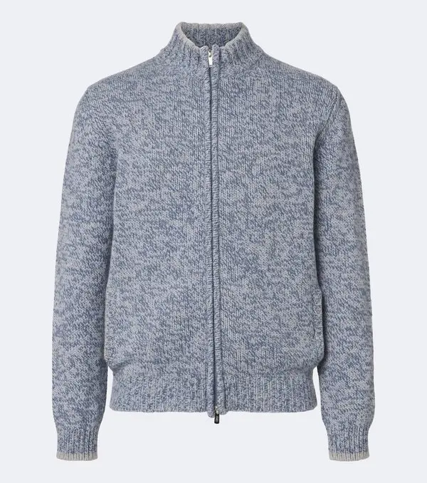 Fedeli Alpaca And Wool Cardigan