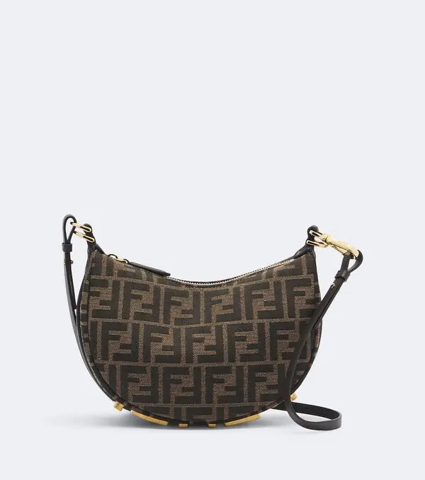 Fendi Graphy Mini Ff Zucca Shoulder Bag