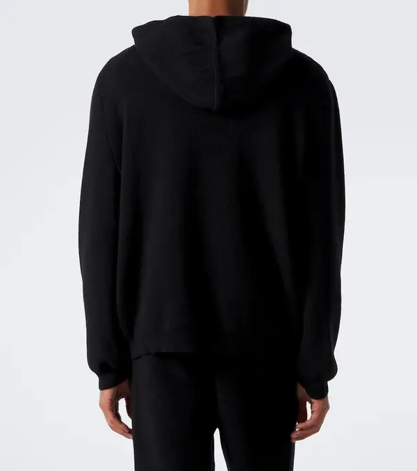 GOD'S TRUE CASHMERE Cashmere Hoodie With Tiger's Eye