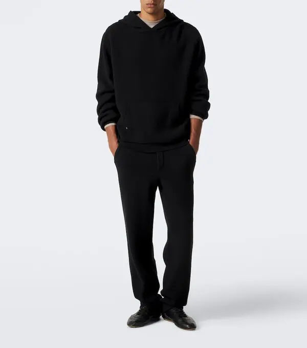 GOD'S TRUE CASHMERE Cashmere Hoodie With Tiger's Eye