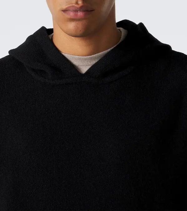 GOD'S TRUE CASHMERE Cashmere Hoodie With Tiger's Eye