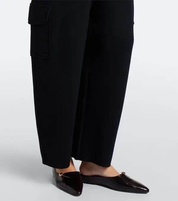 LISA YANG Azaria Cashmere Barrel-leg Pants
