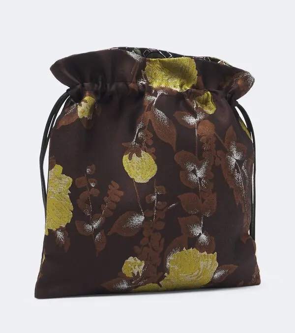 La DoubleJ Devon Floral Jacquard Pouch
