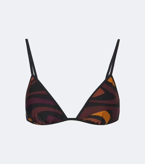 Emilio Pucci Marmo Bikini Top