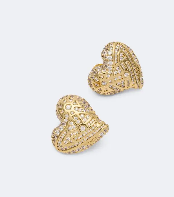 VIVIENNE WESTWOOD Evangeline Crystal-embellished Earrings