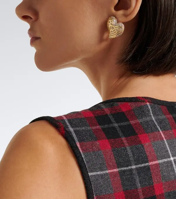VIVIENNE WESTWOOD Evangeline Crystal-embellished Earrings