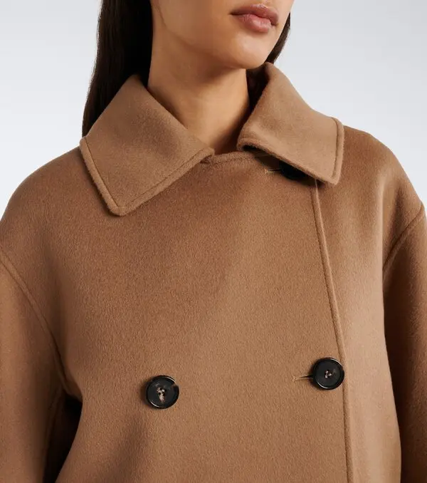 Max Mara Double-breasted Virgin Wool Coat