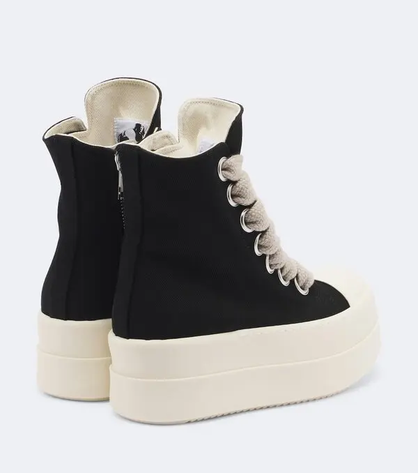 Rick Owens Jumbolace Canvas Sneakers