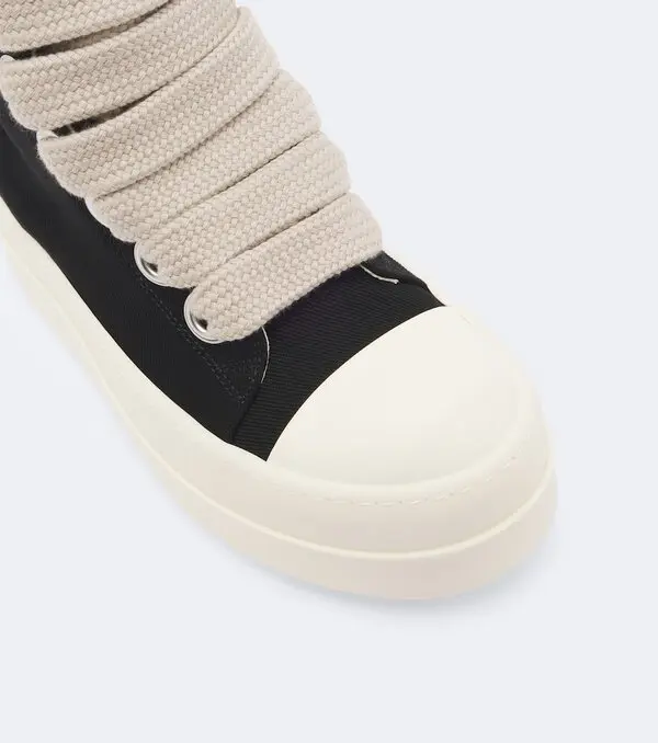 Rick Owens Jumbolace Canvas Sneakers