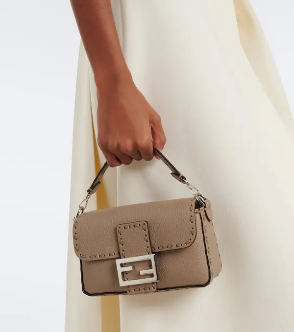 Fendi Baguette® Mini Leather Top-handle Bag