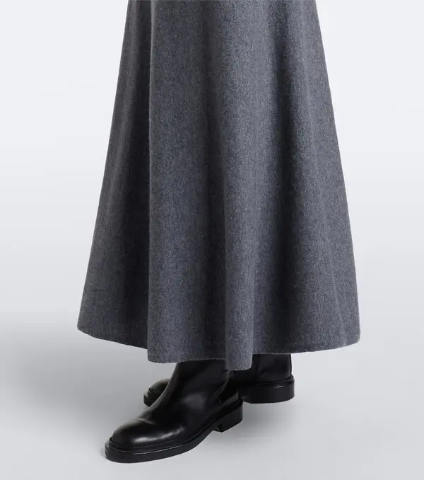 LISA YANG Torie Cashmere Midi Skirt