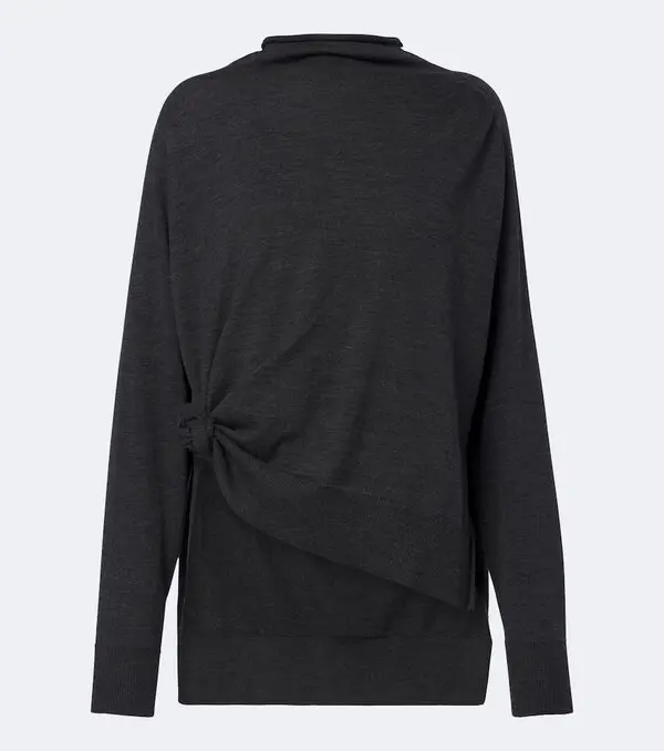 Magda Butrym Draped Wool Sweater