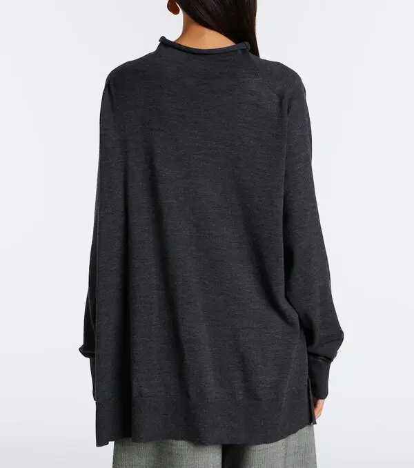 Magda Butrym Draped Wool Sweater