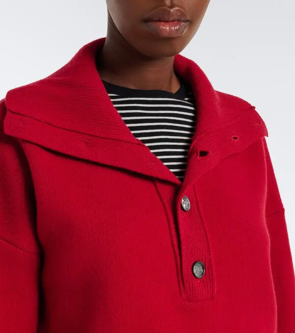 AMI Paris De Coeur Wool Sweater