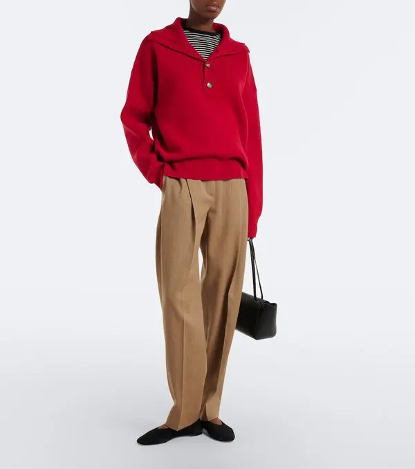 AMI Paris De Coeur Wool Sweater