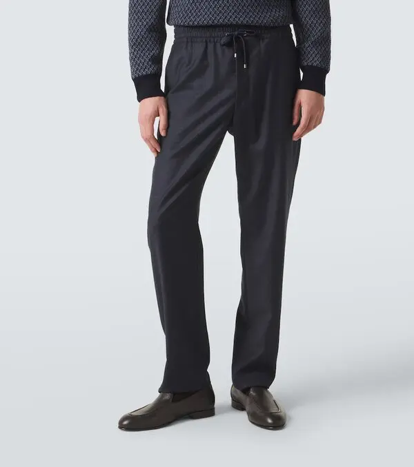Agnona Wool Straight Pants