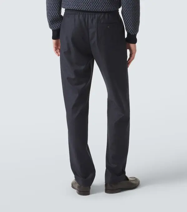 Agnona Wool Straight Pants