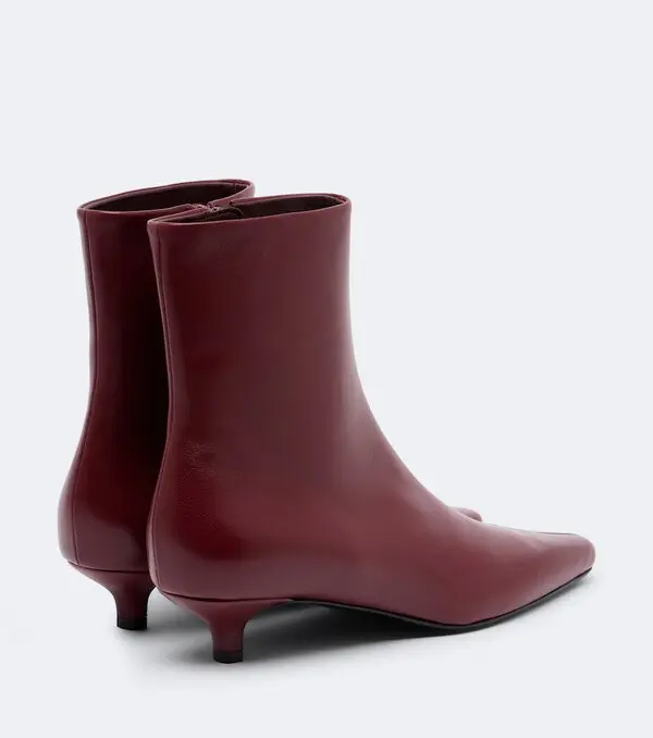 TOTEME Leather Ankle Boots